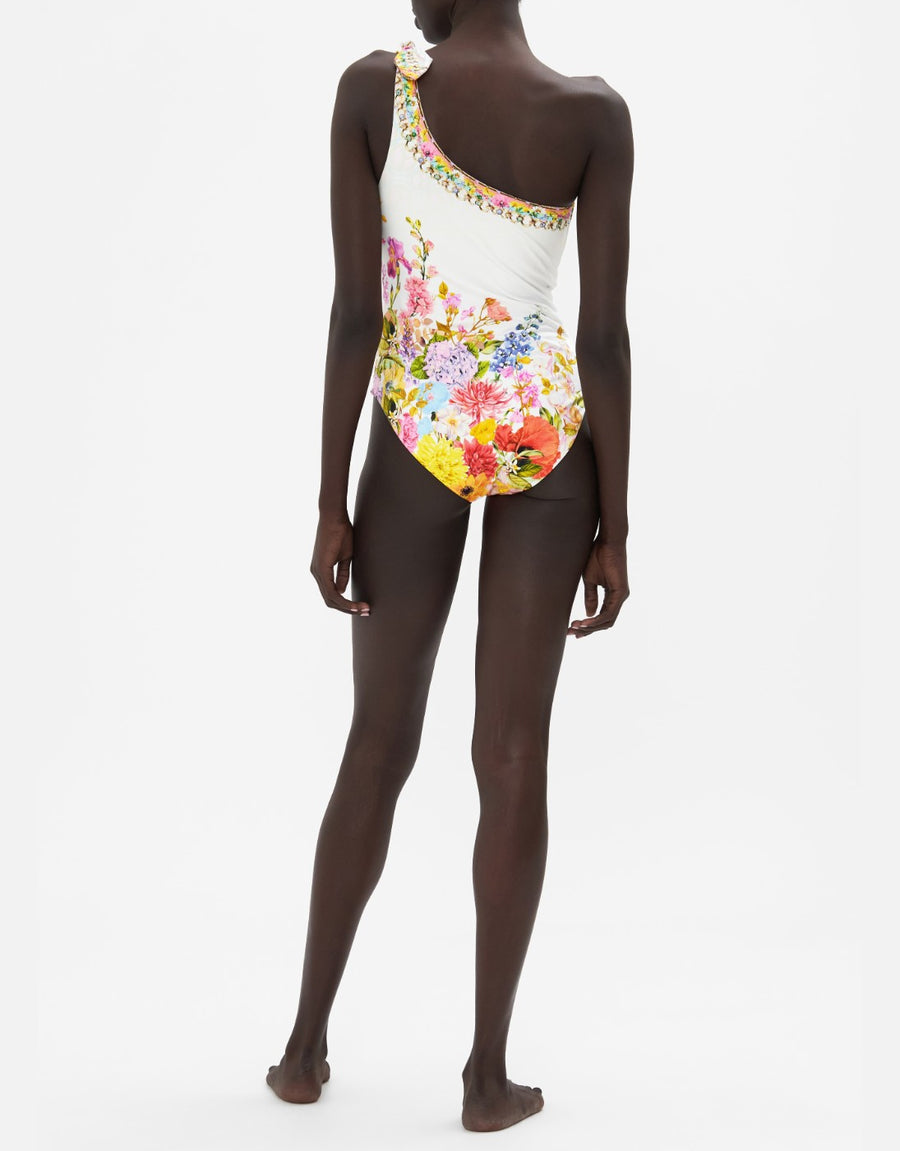Camilla One Shoulder One Piece Swimsuit, Sunlight Symphony, A-C Cups ...